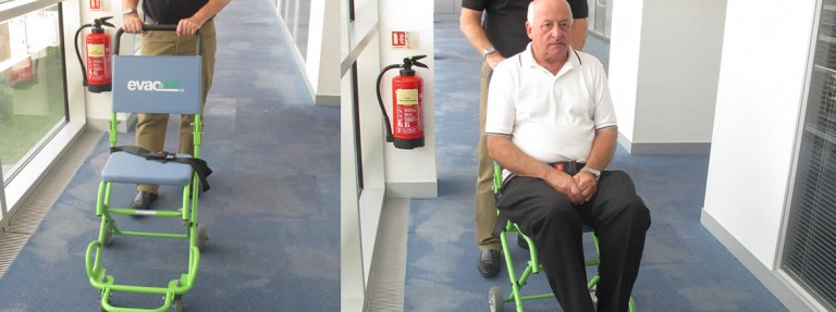 Evacusafe’s evacuation chairs are approved by Dubai Civil Defense!